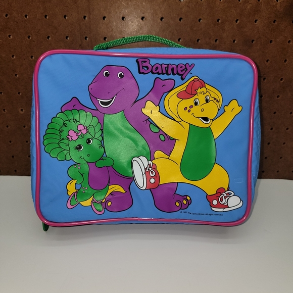 Other | Vintage Barney The Dinosaur Lunch Box | Poshmark